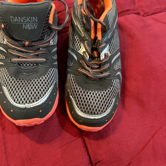 Danskin Now | Shoes | Danskin Now Kids Black And Orange Mesh Sneakers ...